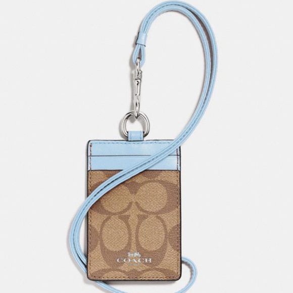 Coach | Accessories | Coach Id Lanyard Signature Coated Canvas | Poshmark
